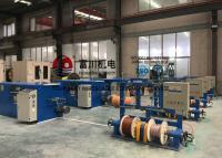 China Touch Screen Double Twist Buncher 3000 Rpm 500mm Take Up Bobbin Core Wire for sale