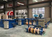 China FUCHUAN Touch Screen Double Twist Bunching Machine Buncher Pitch 6.3-52.3 500mm Bobbin for sale