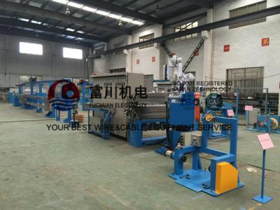China Fuchuan PVC Extrusion Machine for Power Cable Wire 6-25mm with 90mm Screw and 250kg/h Output for sale