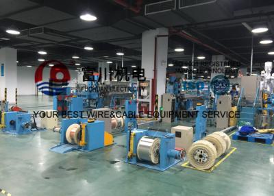 China Fuchuan LAN Cable Extrusion Machine with 65 Extruder and 35 Injection Machine for BV Building Wire Production for sale