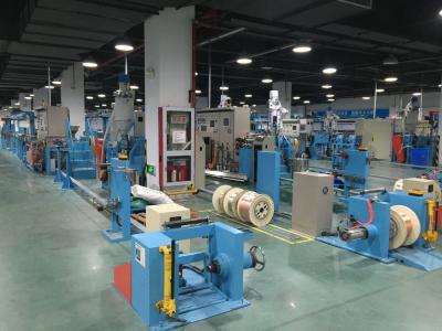 China PVC Plastic Extrusion Machinery Insulating Wire Extruder Line with Remote Monitor | Φ2.0-5.0mm Output | 300 m/min Speed for sale