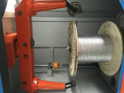 China Sky Blue 3Pcs Core Wire Twisting Machine 700RPM with φ800mm Bobbin for Cable Manufacturing for sale