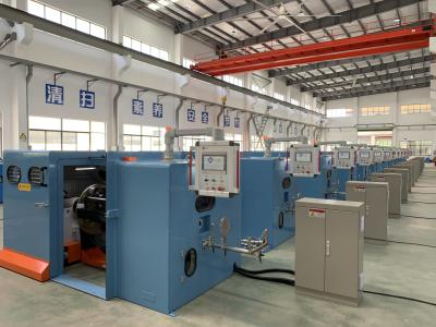 China Copper Wire Twisting Machine 0.2-1.04mm Wire Diameter Capacity 100-350kg/h For Various Wire Types for sale