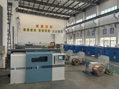 China High Speed Bunching Stranding Machine 0.12-0.68mm for Bare Copper and Aluminium Cables for sale