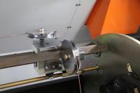 China Double Twist Bunching Machine Single Carbon Fibre Bow 2600rpm PLC Pitch Control Energy Saving 25% for sale