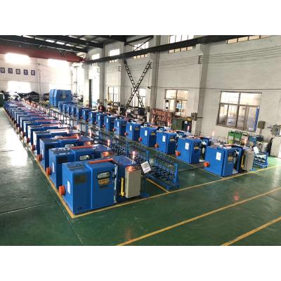 China Max Cross Section 50mm2 Copper Wire Bunching Machine Designed with Air Cooling System and Touch Screen Operation Mode Ensuring Wire Processing for sale
