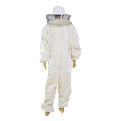 China White Fabric Mesh Beekeeping Outfits Suite With Ultra Protective Layer for sale