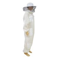 China White Fabric Mesh Beekeeping Outfits Suite With Ultra Protective Layer for sale