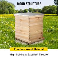 China 8 Frame 10 Frame Complete Beehive Kit Beeswax Coated 2 Layer for sale