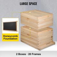 China 8 Frame 10 Frame Complete Beehive Kit Beeswax Coated 2 Layer for sale