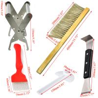 China Beekeeping Supplies Tools Kit 9 Pcs for Beekeeper Necessary Bee Hive Supplies Beekeeping Starter Tool Kit for sale