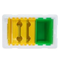 China 3 Frame Plastic Feeder Foam Mini Honey Bee Crossover Hive Beekeeping Hive for sale