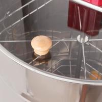 China 304 Stainless Steel Bee Honey Extractor 3 Frames Manual Type for sale