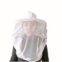 China Apiary Camouflage Beekeeping Veil With Hat For Bee Proof Sting for sale