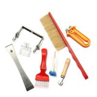 China Beekeeping tools Beekeeping 8-piece set of scraper bee sweep needle knife lift spleen clip king cage buried wire for sale