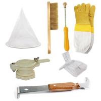 China Stainless Steel Beekeeping Tool Kit 7 Piece Set For Bee Smoker for sale