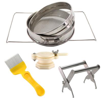 China Multifunctional Beekeeping Tool Kit 10 Pcs Stainless Steel Plastic Material for sale