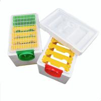 China Double-layer 10-frame beehive foam bee queen breeding box queen bee breeding box beekeeping tools for sale