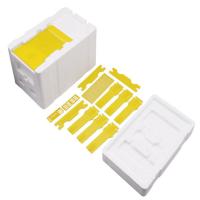 China Beehive, foam feeder, 3-box mini bee breeding box, own balcony can be raised beekeeping tools for sale