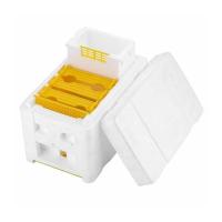 China The new second-generation 4-frame plastic feeder foam breeding king bee mating box to increase the bee colony beehive for sale