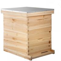 China Beekeeping tools pine fir 10 frame standard beehive bee honeycomb beehive frame nest foundation for sale