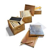 China Boiled wax beehive fir Italian bee bee standard ten frame beehive bee honeycomb for sale