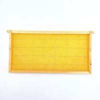 China Bee natural processing honeycomb beeswax heightened nest foundation with wooden frame beehive tool for sale