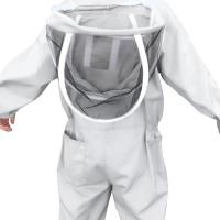 China Economical Protective Sting Proof Beekeeping Suit Full Body White Colour for sale