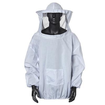 China White Half Body Beekeeping Outfits Clothing Breathable Bee Proof for sale