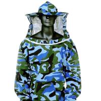China Camouflage Color Anti Sting Bee Suit Half Body For Adults Children for sale