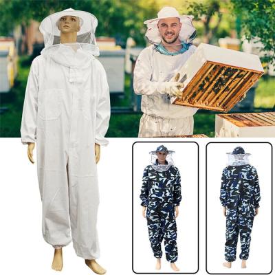 China Mesh Fabric Bee Keeper Costume Full Set Bee Keeper Outfit For Protection for sale