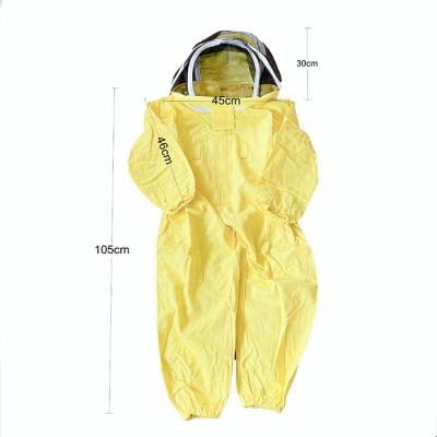 China Yellow Beekeeping Outfits Mens Beekeeper Costume Breathable Bodysuit for sale