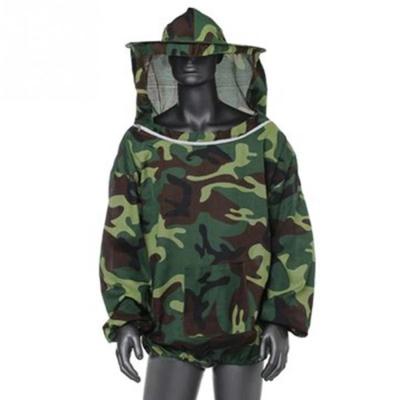 China Half Body Beekeeping Outfits Anti Bee Sting With Round Cap Polyester Material for sale