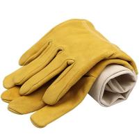 China Apiary Hard Cloth Bee Keeper Gloves For Anti Bee Sting Protection for sale