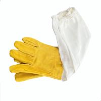 China Yellow Sheepskin Bee Sting Proof Gloves For Hands Protection for sale