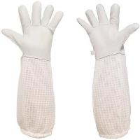 China Three Layer Honey Bee Gloves , Protective Rubber Beekeeping Gloves Anti Bee for sale