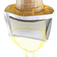 China Steel Gauze Mesh Beekeeping Protective Hat For Apiary Bee Farm for sale