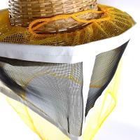 China Steel Gauze Mesh Beekeeping Protective Hat For Apiary Bee Farm for sale