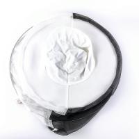 China Double Steel Wire Beekeeping Veil Hat Breathable Thickened Surface for sale