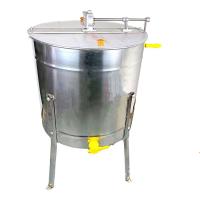 China Stainless Steel Honey Bee Honey Extractor 6 Frame Manual With Honey Flow Mouth for sale