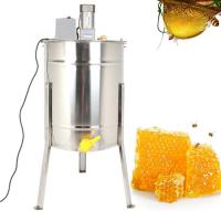 China Stainless Steel 3 Frame Electric Honey Extractor For Beekeeping Harvest for sale