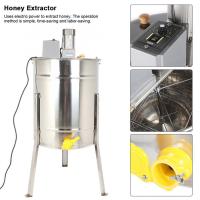 China Seamless Electric Bee Honey Extractor 4 Frame For Beekeeping Honey Processing for sale