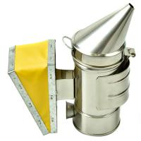 China Small Mini Bee Smoker Yellow Leather Material For Repel Bees for sale