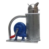 China Apiary Stainless Steel Honey Bee Smoker Hand Operated With Guard for sale