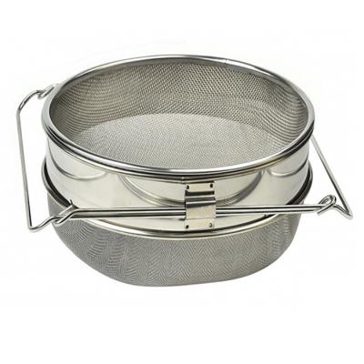 China Stainless Steel Honey Double Strainer For Filter Honey Impurities for sale
