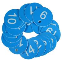 China Round Digital Beehive Accessories Number Marker For Identification for sale