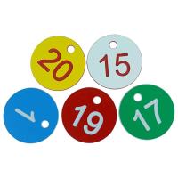 China Round Digital Beehive Accessories Number Marker For Identification for sale