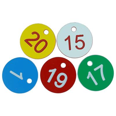 China Round Digital Beehive Accessories Number Marker For Identification for sale