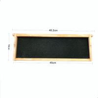 China Beeswax Honeycomb Bee Hive Foundation Frames Wooden 480mm×160mm for sale