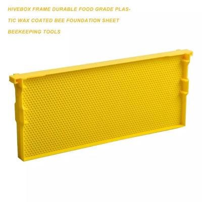 China 370×160mm Plastic Bee Hive Foundation Frames With Beeswax Honeycomb for sale